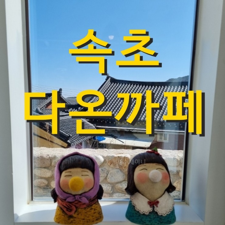 속초 까페 추천 다온 까페 설악 커피 아인슈페너 맛집 네이버 블로그